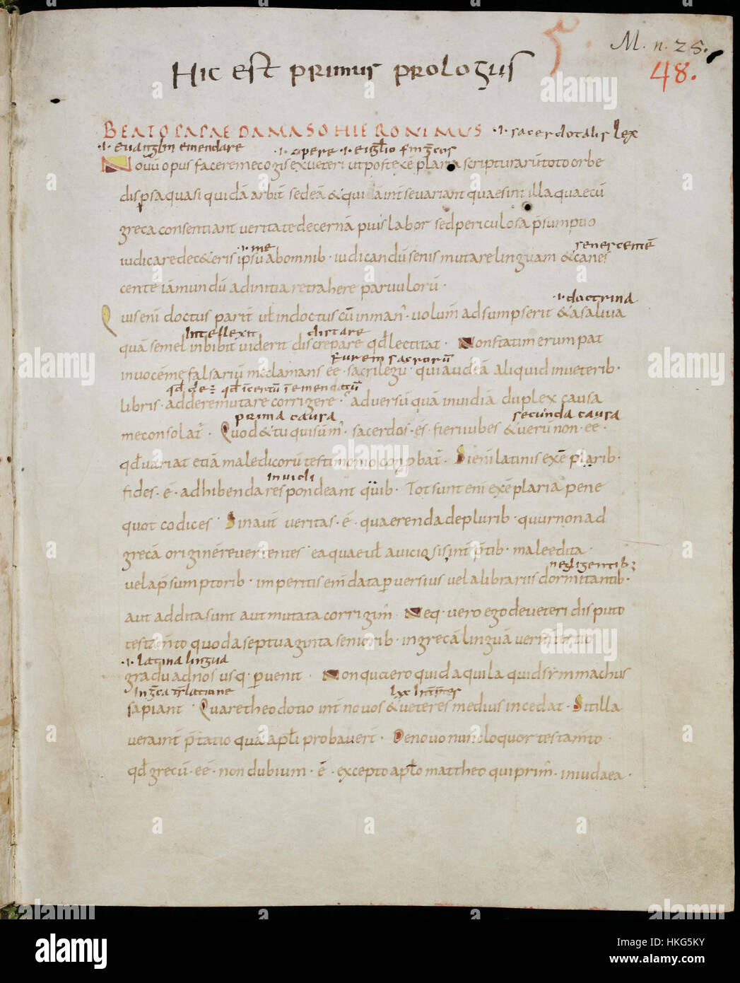 The Codex Sangallensis 48 005 is a medieval manuscript, preserved from ...