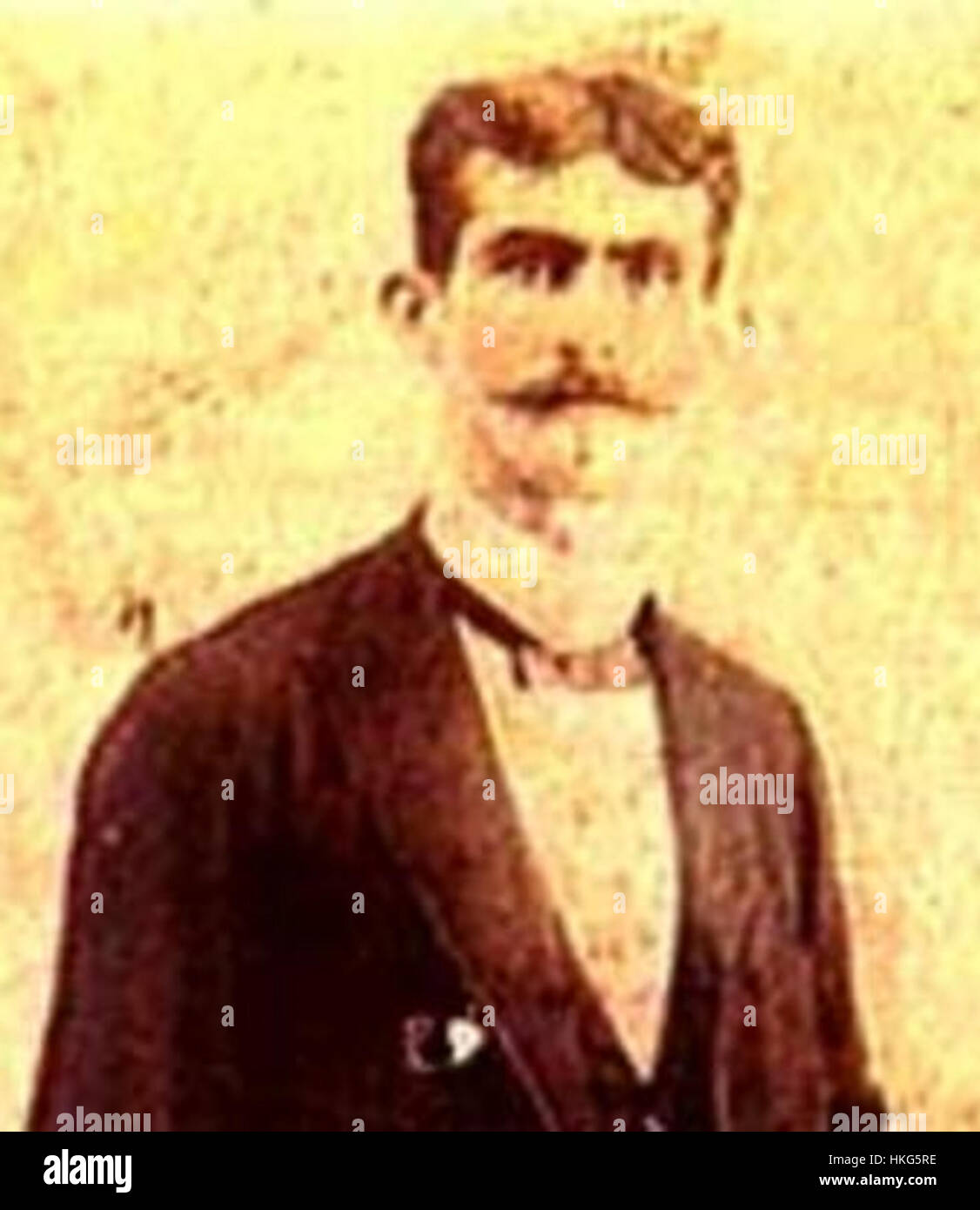 A painting of Dioguinho, a notorious criminal figure, capturing the ...