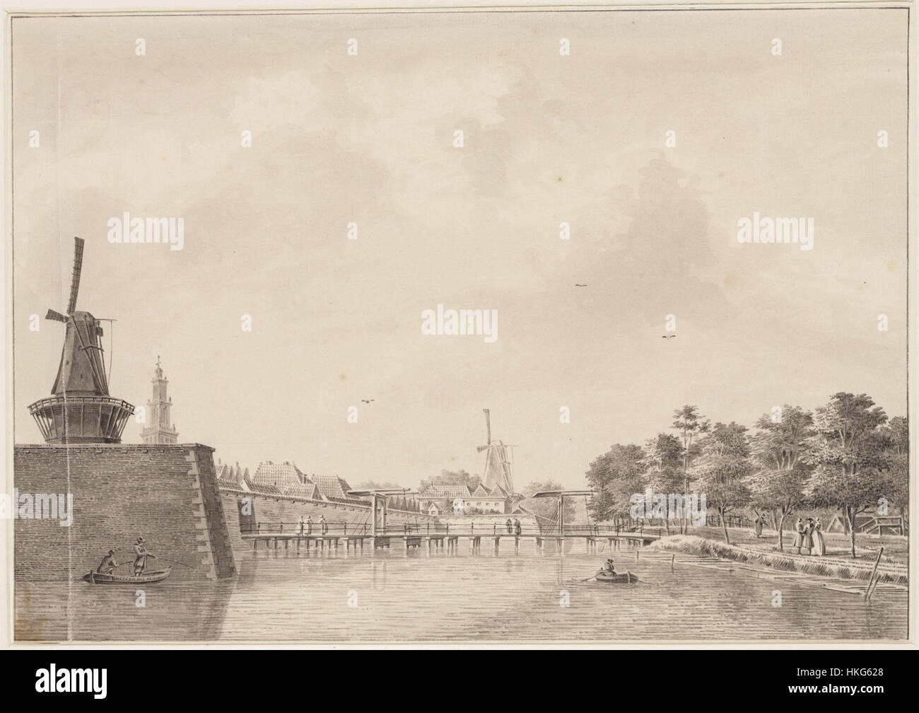 DeKat Zaagpoort is an artwork that features the Zaagpoort (Saw Gate), a ...