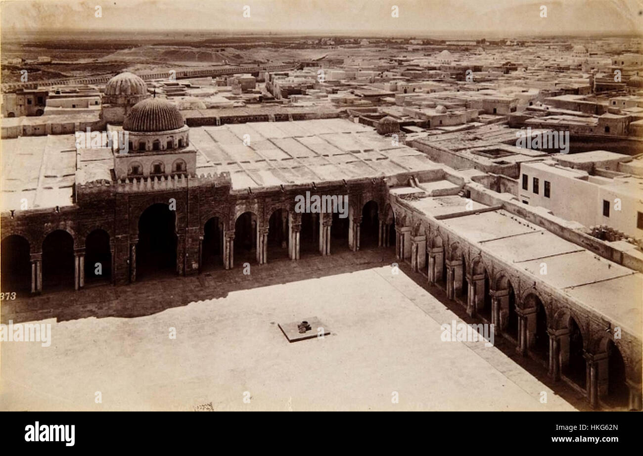 The Great Mosque of Sidi Oqba in Kairouan, Tunisia, is one of the ...