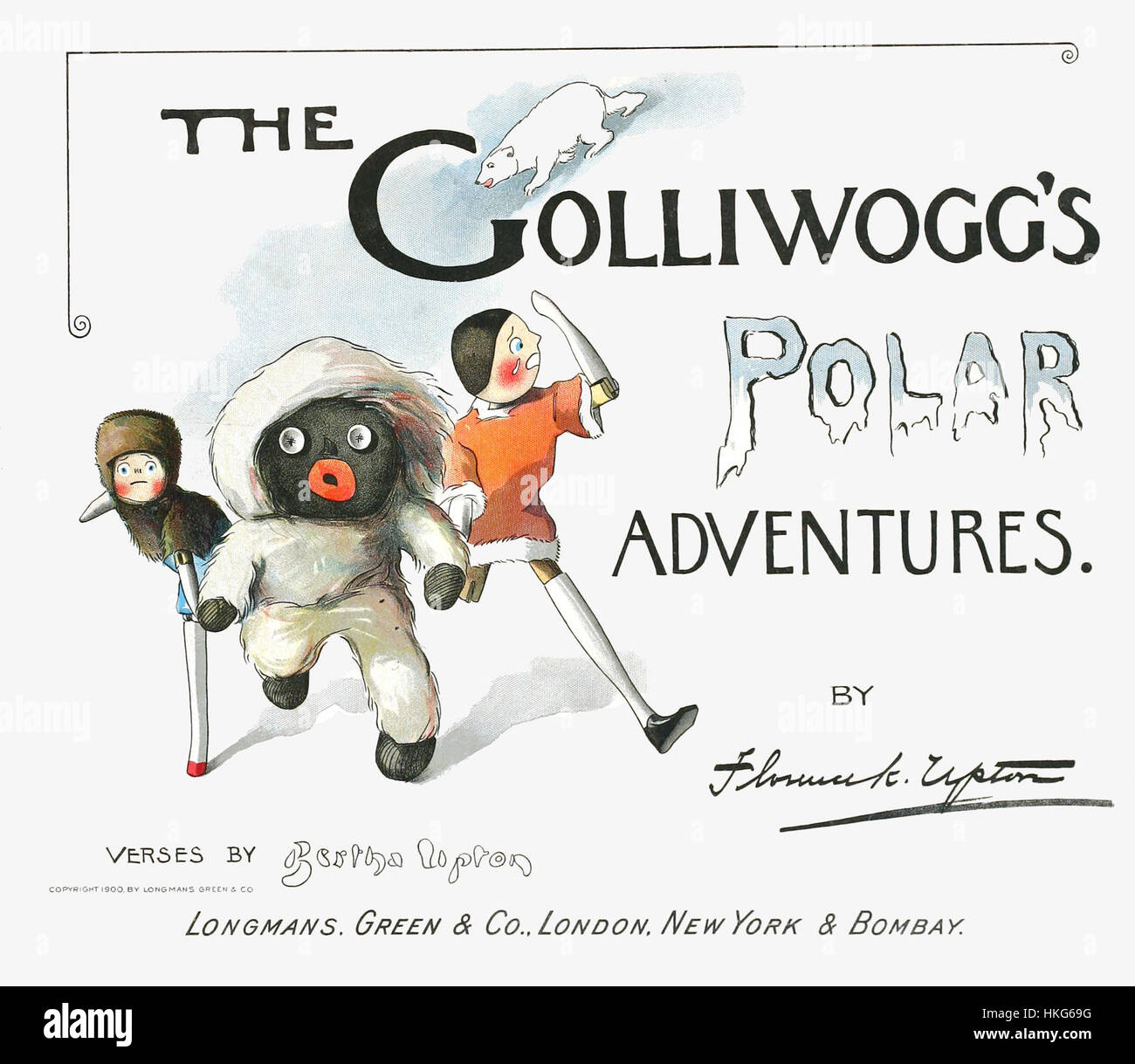 The cover art for 'The Golliwogg's Polar Adventures' features a ...