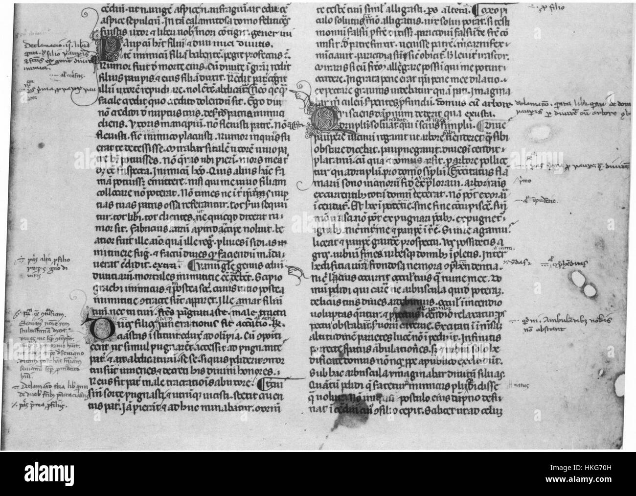 This manuscript, Seneca the Elder’s 'Controversiae,' held in the ...