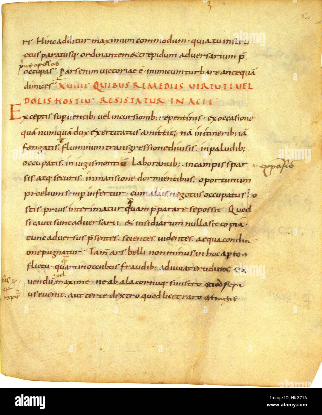 The 'Epitoma rei militaris' by Vegetius is an important work on ...