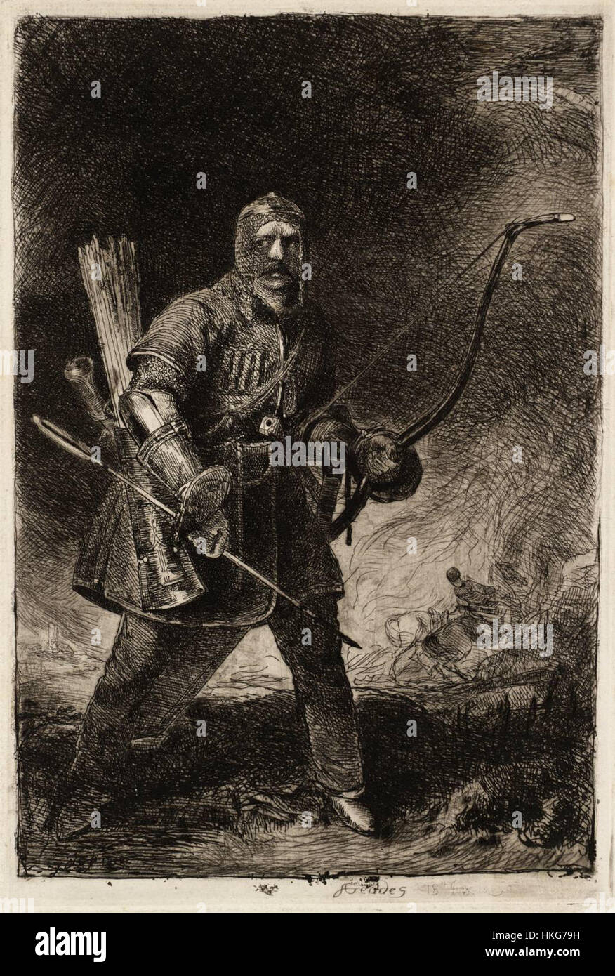 William Allan's painting 'Circassian' depicts a detailed and expressive ...