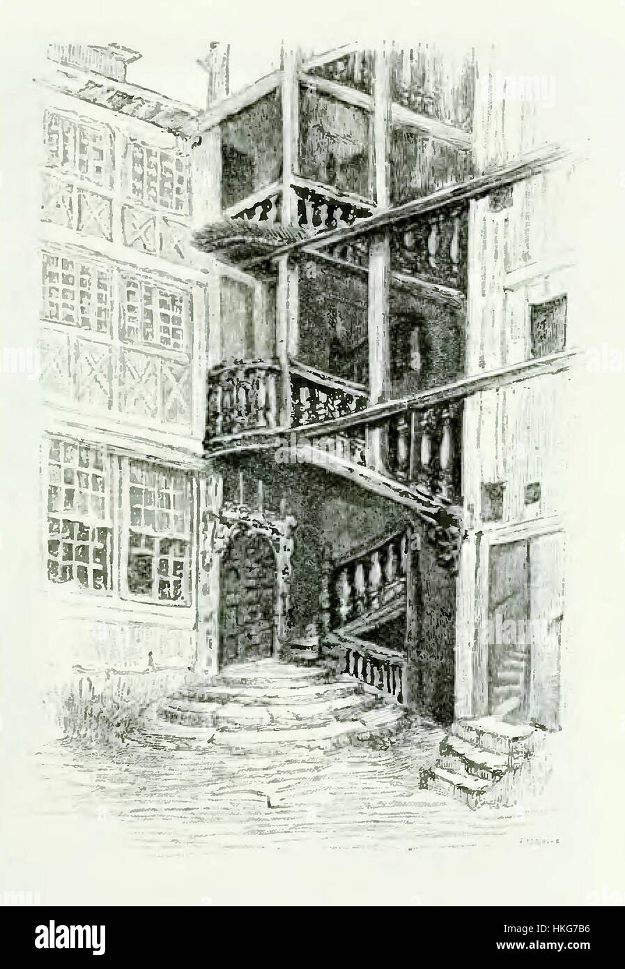 This illustration from 'Souvenirs sur Gustave Flaubert' captures a ...