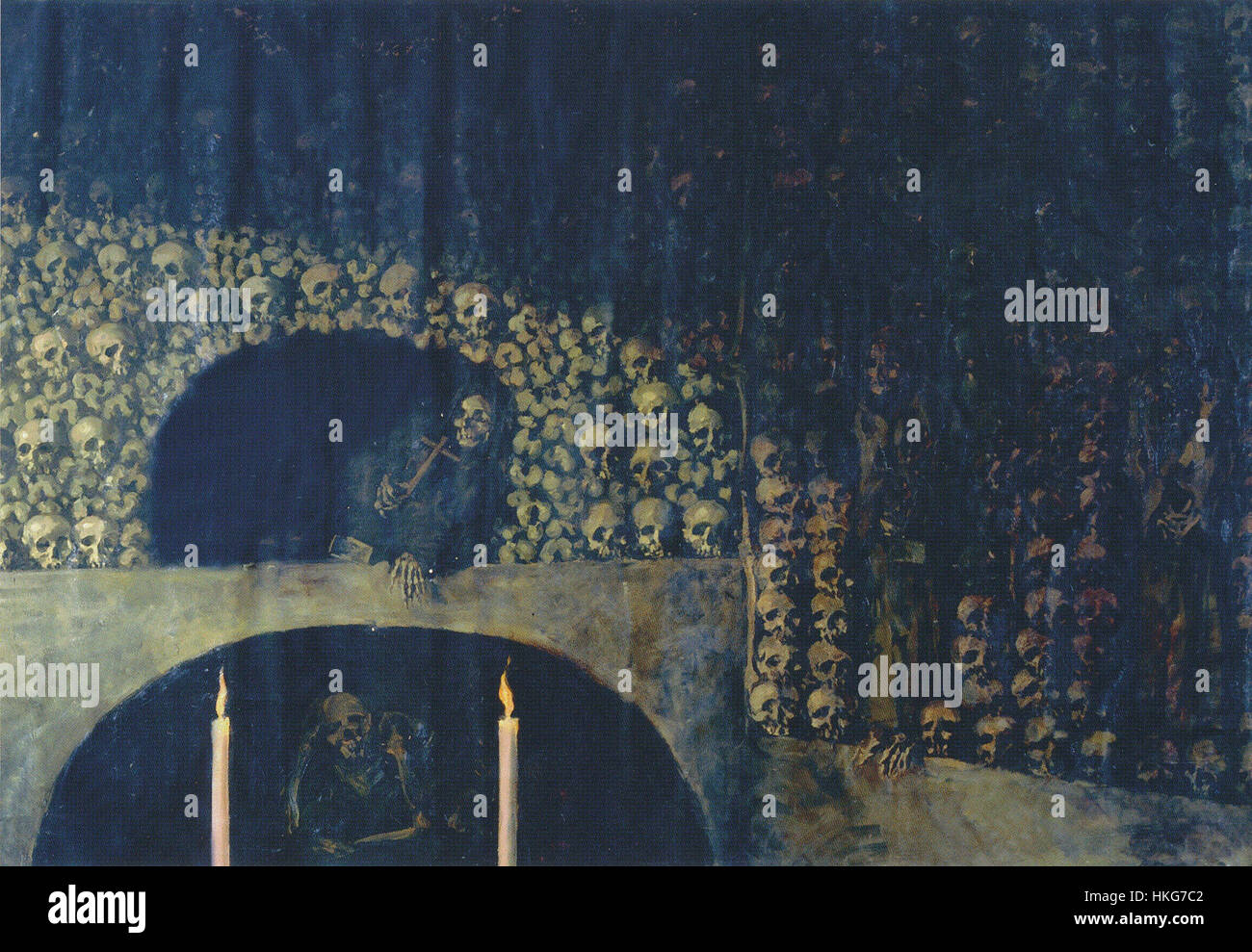 The 'Kapusiinimunkkien Hautakammio' artwork showcases the crypt of the ...