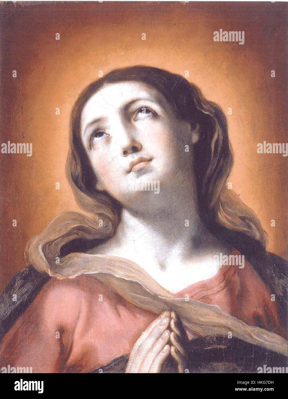 Guido Reni’s *Vergine in Preghiera* (Virgin in Prayer), painted around ...
