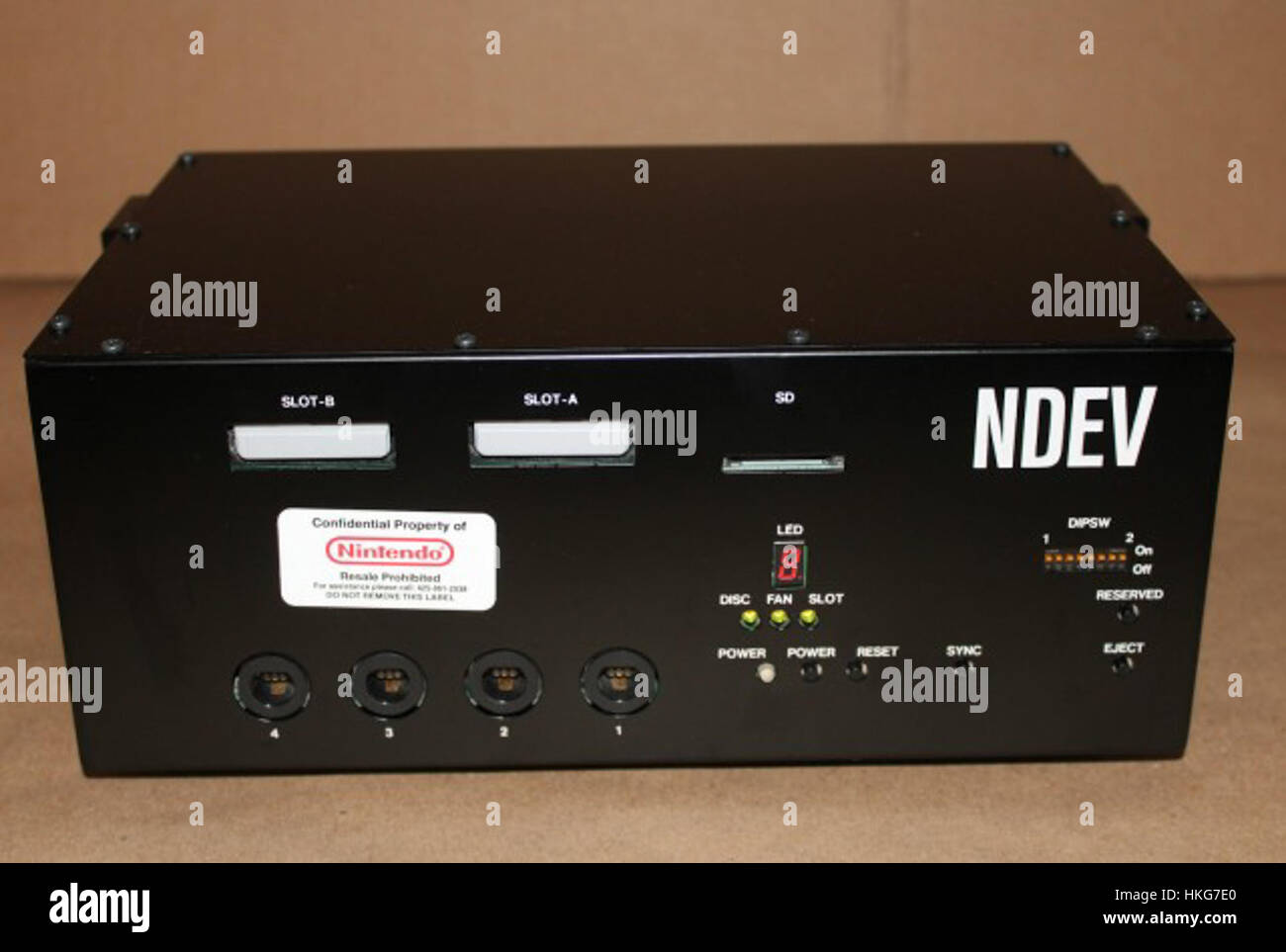 Original wii dev kit 10 years ago 640x430 Stock Photo - Alamy