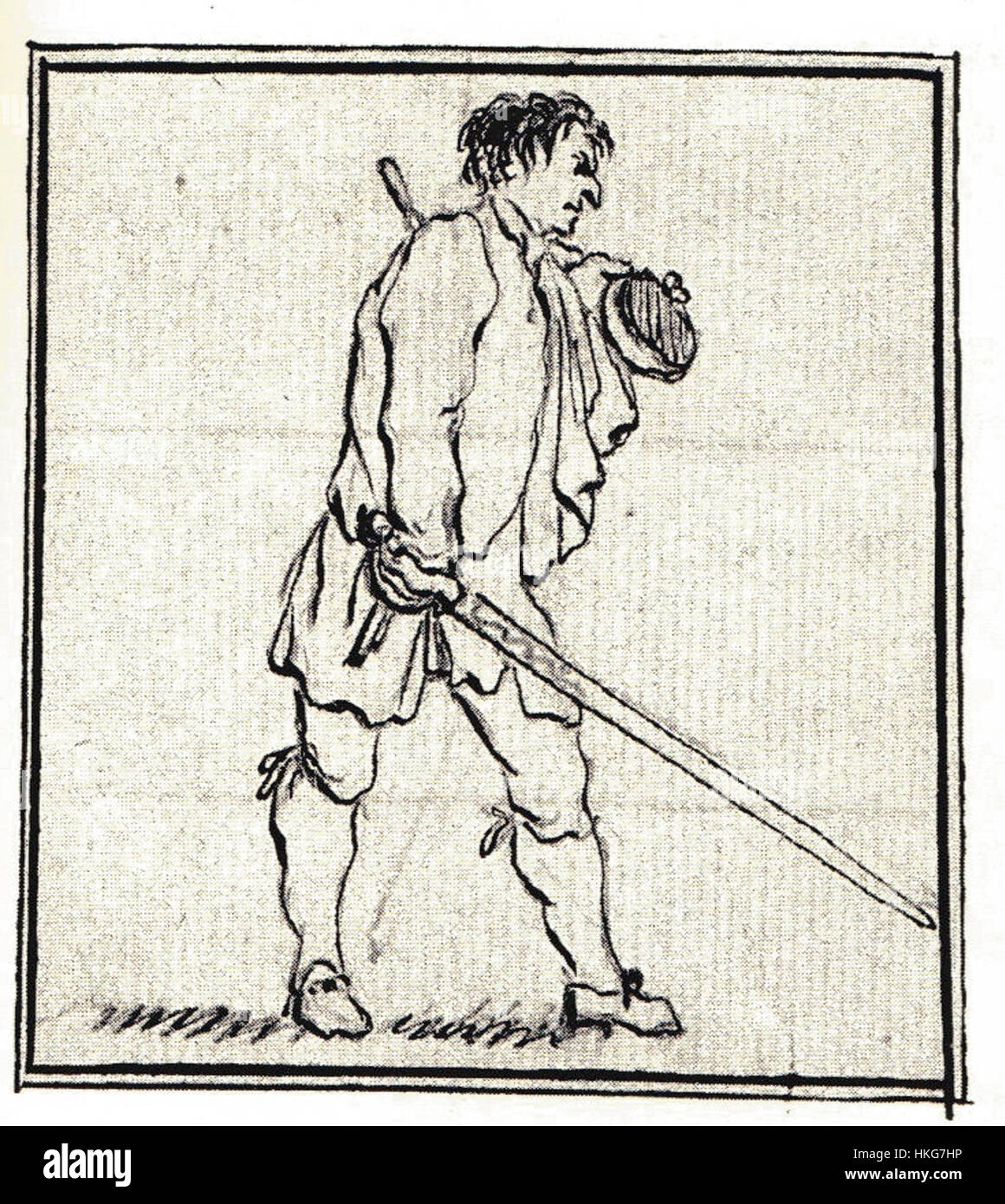 Historical 18th century drawing hi-res stock photography and images - Alamy