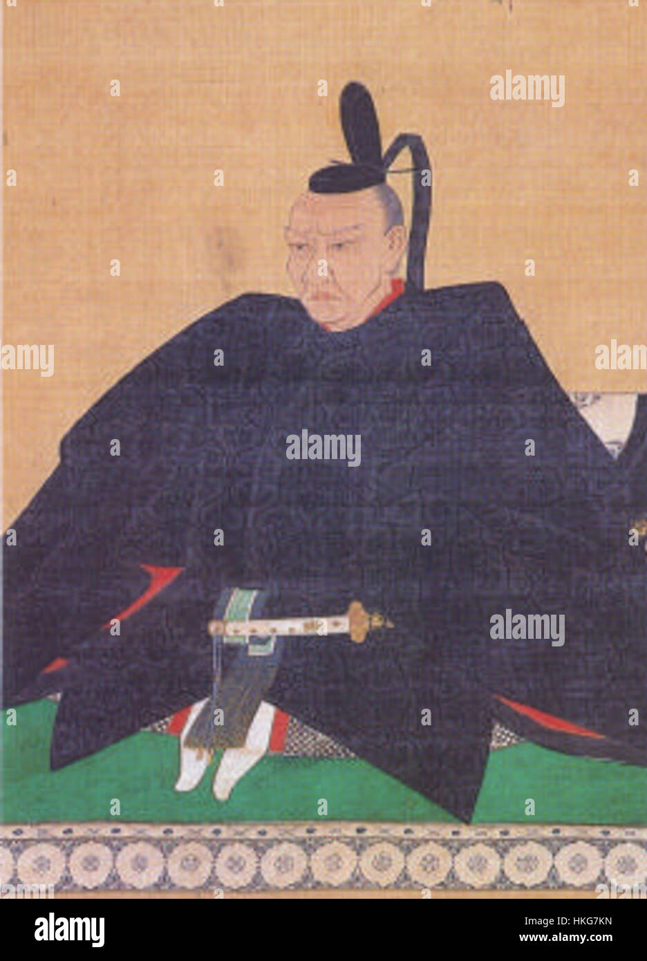 This portrait of Matsudaira Masachika, a samurai and feudal lord during ...