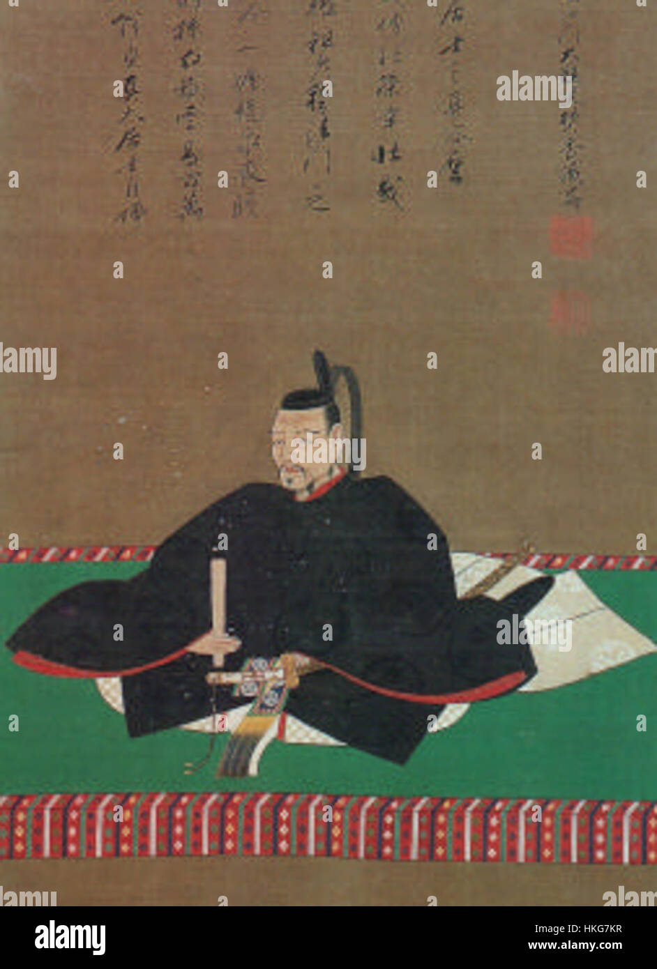 This portrait of Matsudaira Tadamasa, a prominent figure in Japanese ...