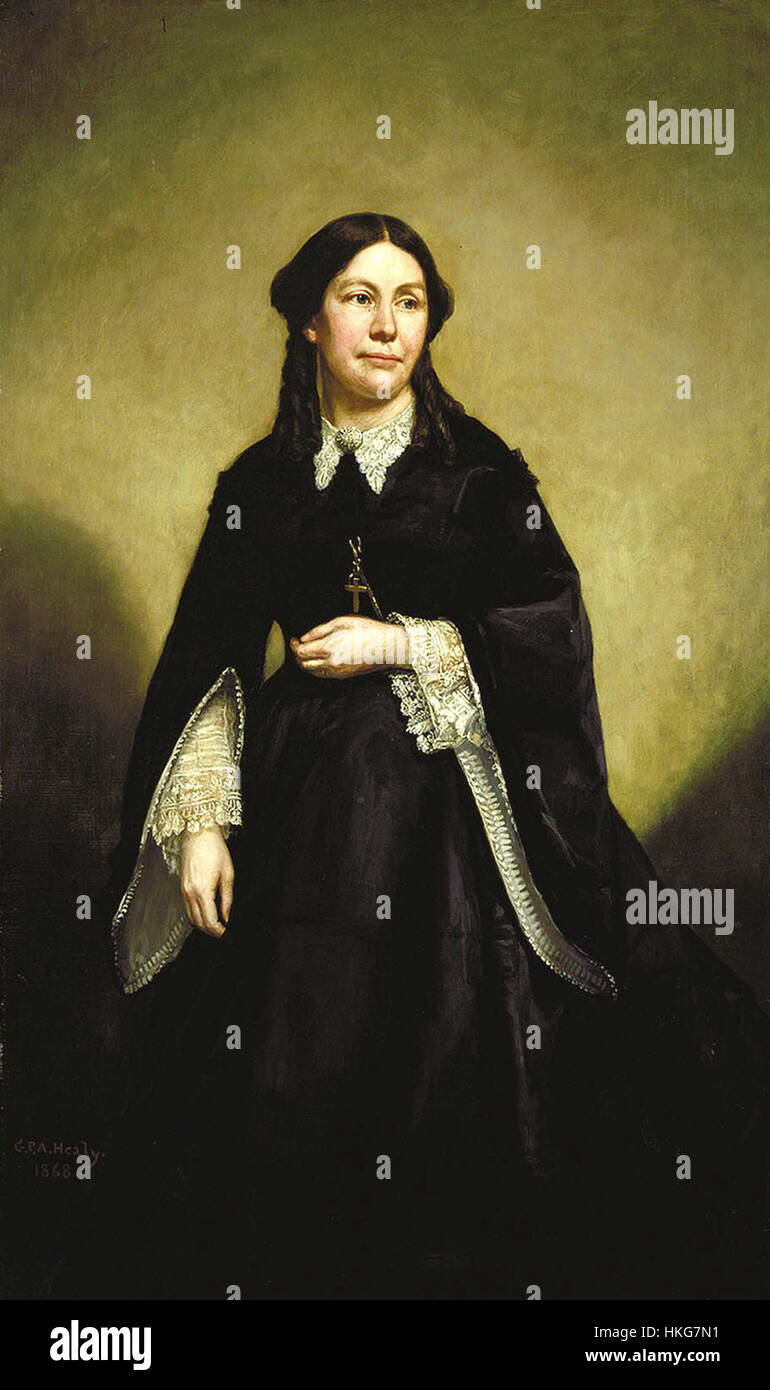 This painting titled 'Mrs. William Sherman' is a portrait likely ...