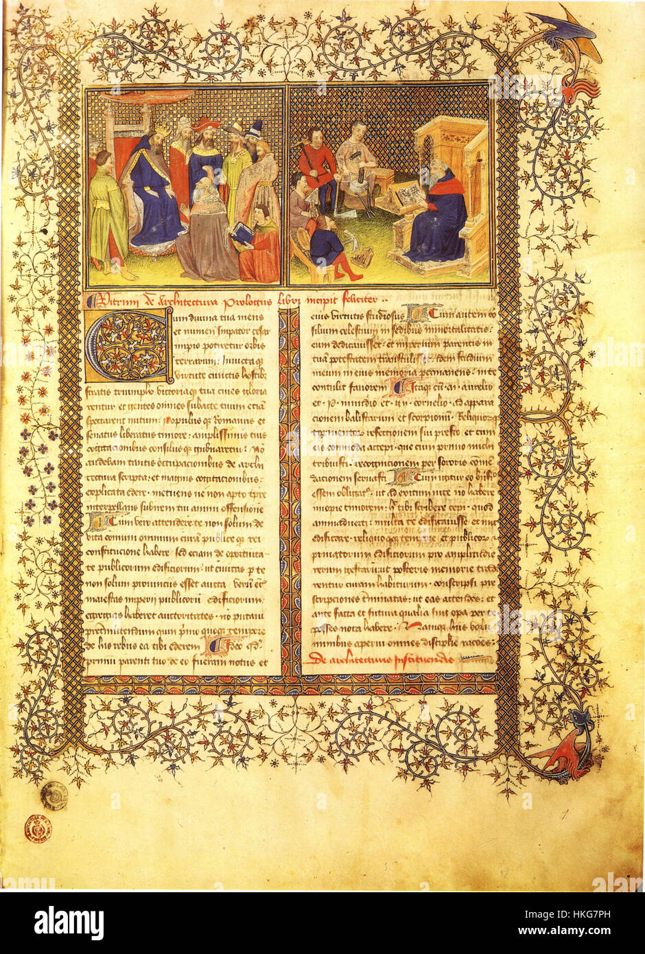 This manuscript, Vitruvius, Florence, Plut. 30.10, contains writings on ...