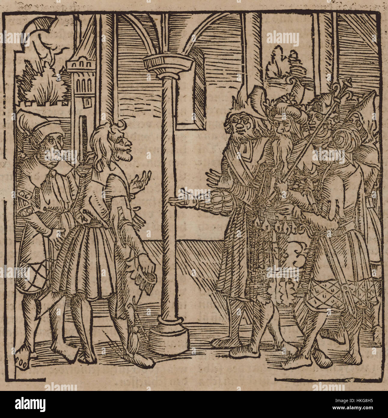 This 1513 painting by Johannes Adelphus portrays Venetian ambassadors ...