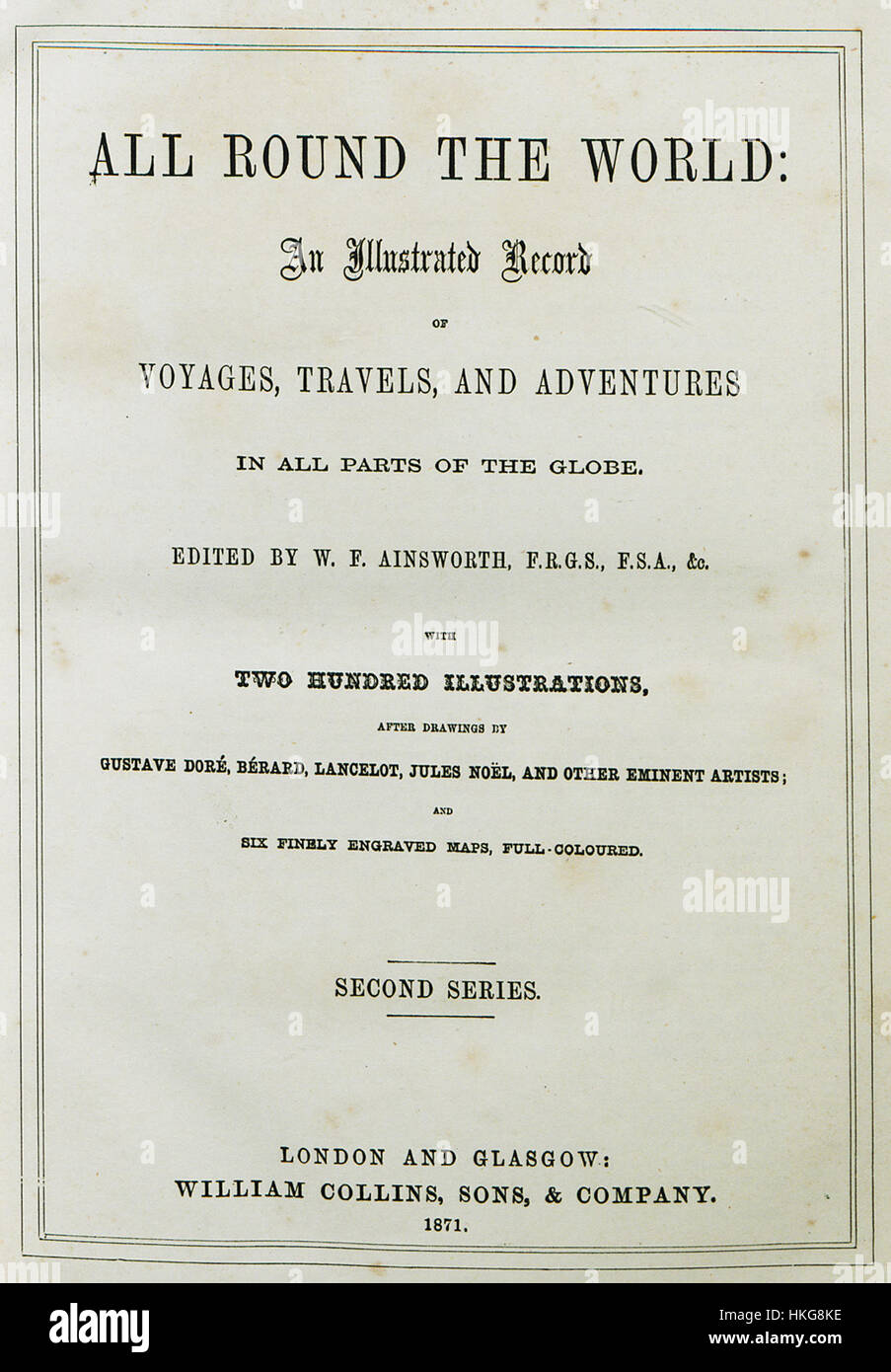 The title page of the second volume of William Francis Ainsworth’s work ...