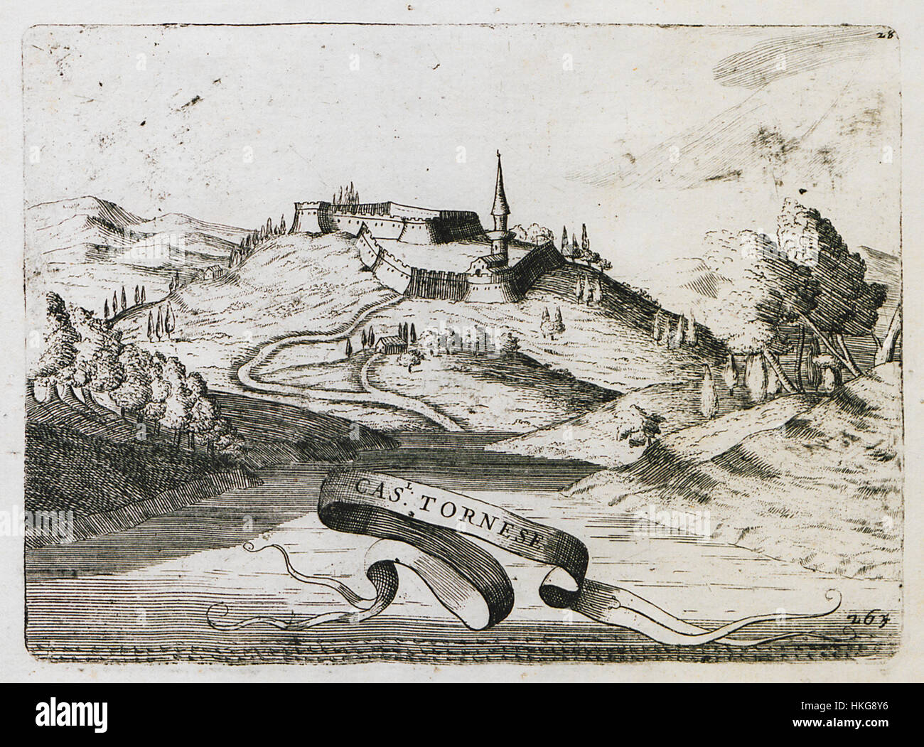 This 1708 map by Vincenzo Maria Coronelli, titled 'Cas Tornese ...