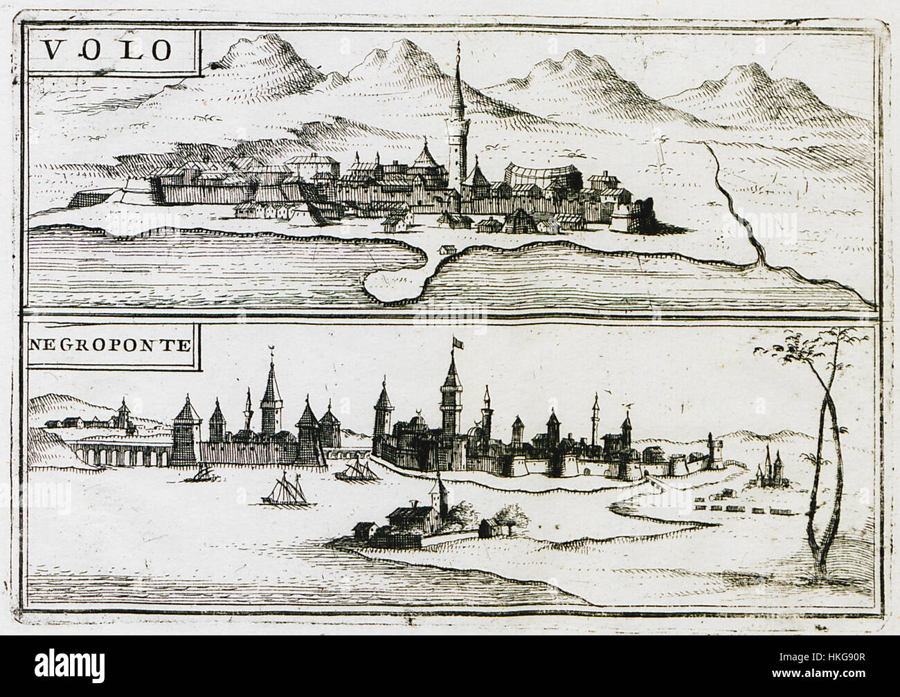 Volo Negroponte by Vincenzo Maria Coronelli, created in 1708, is a ...