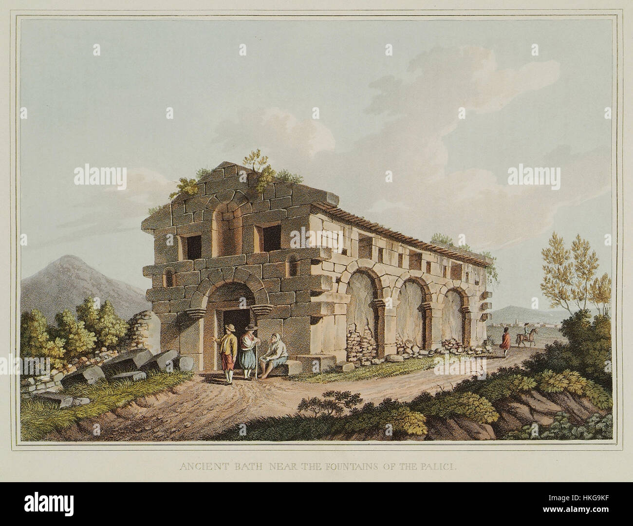 Roman bathing illustration hi-res stock photography and images - Alamy