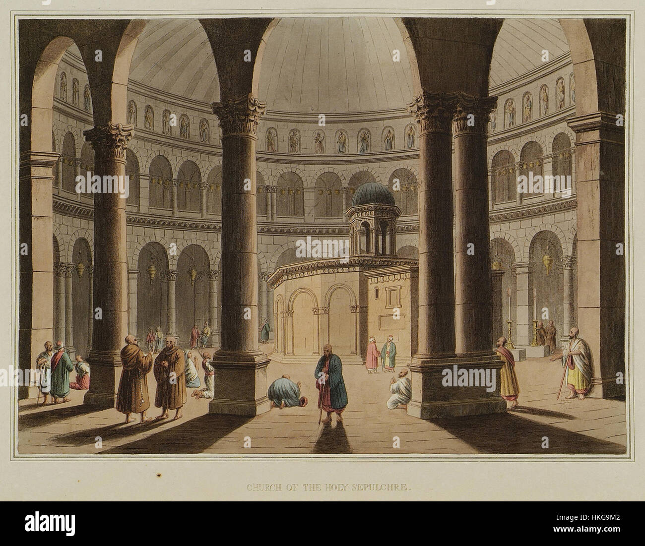 Medieval pilgrimage jerusalem painting hi-res stock photography and ...