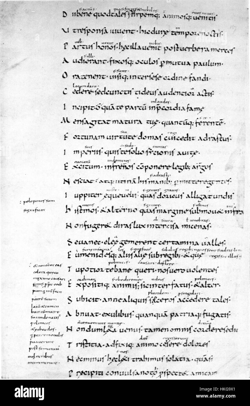 'Thebais' by Statius, represented here in a painting or manuscript from ...