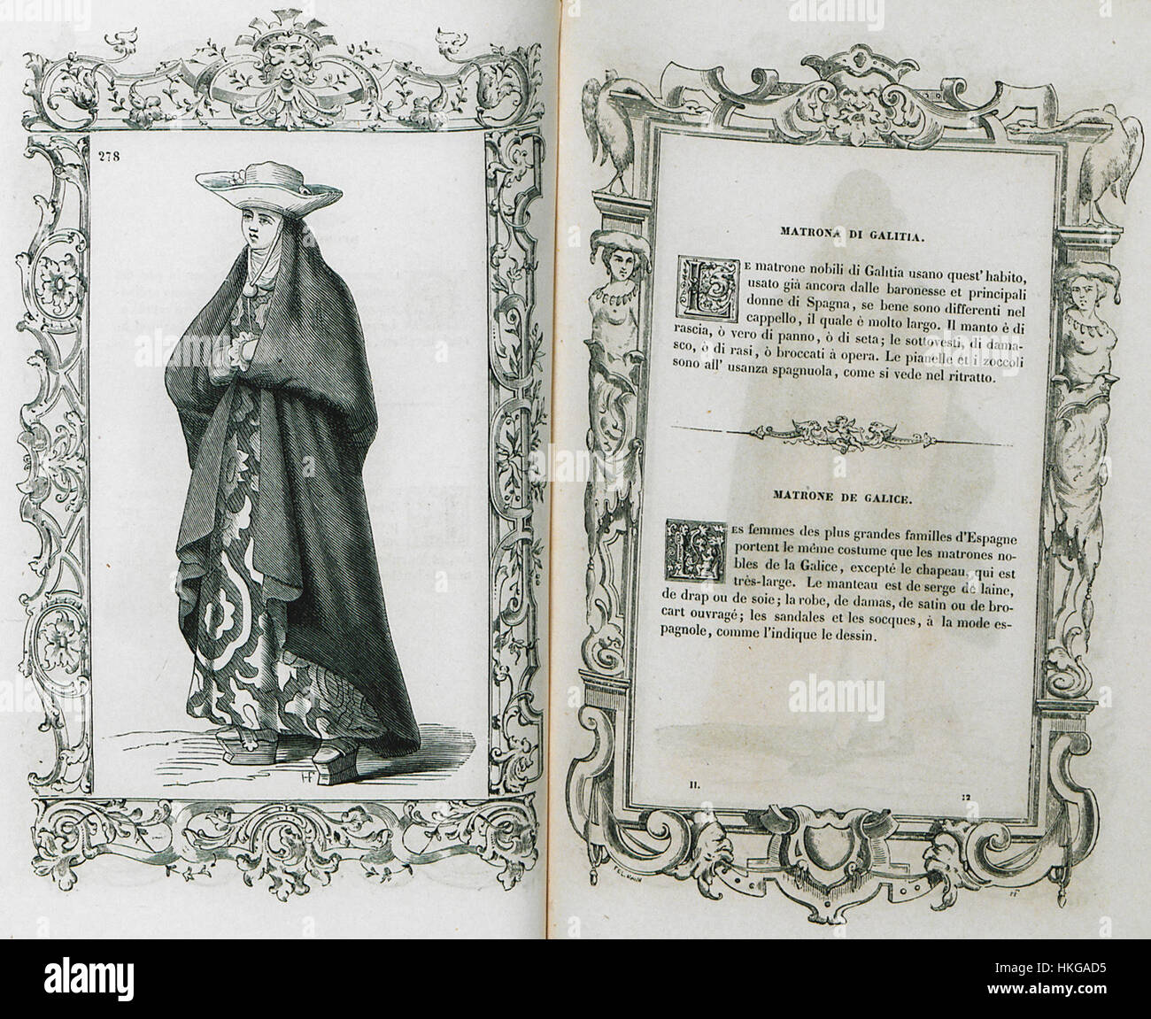 This 1860 painting, Matrona di Galitia by Cesare Vecellio, presents a ...