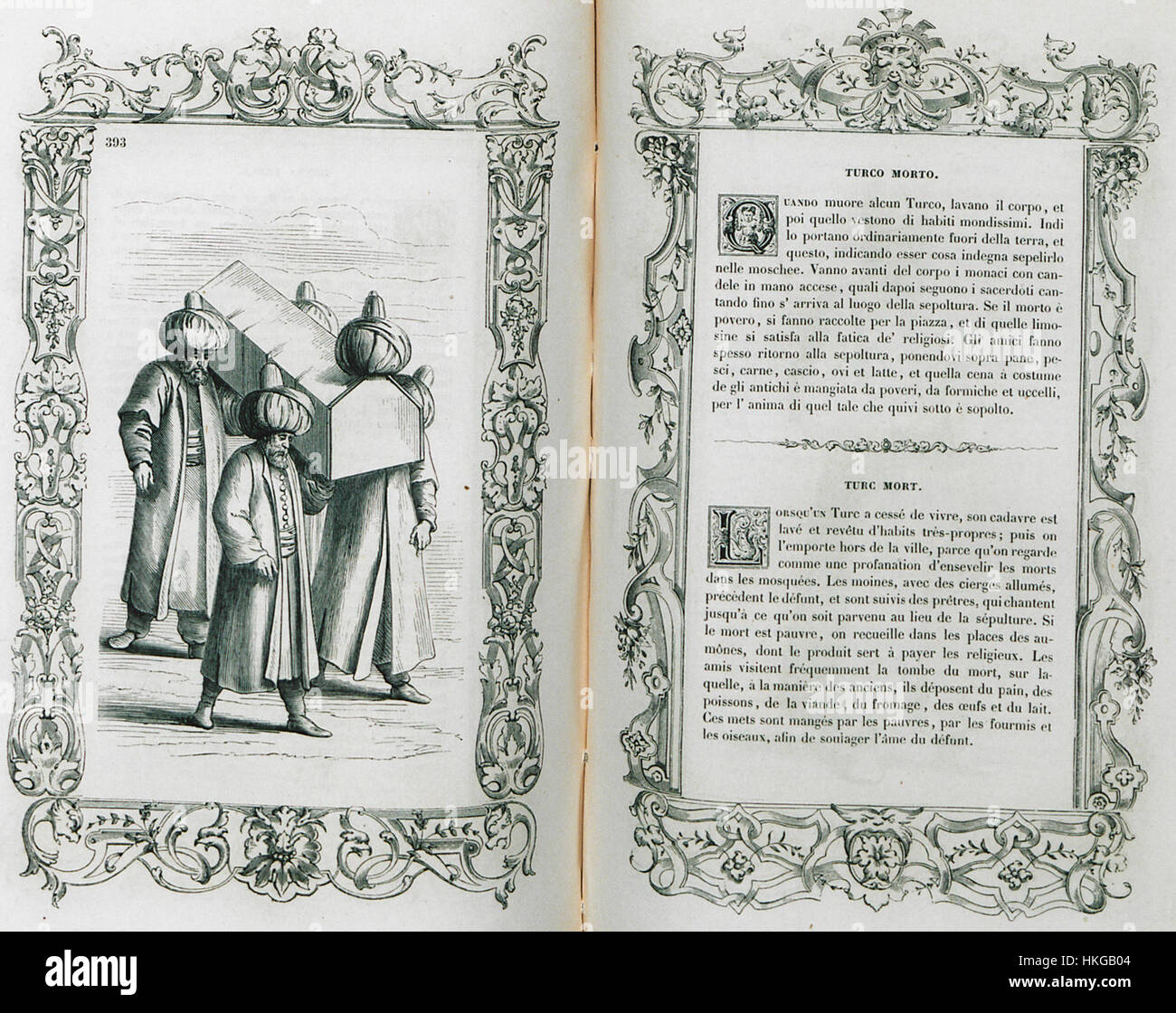 The painting 'Turco morto' by Cesare Vecellio, created in 1860, depicts ...