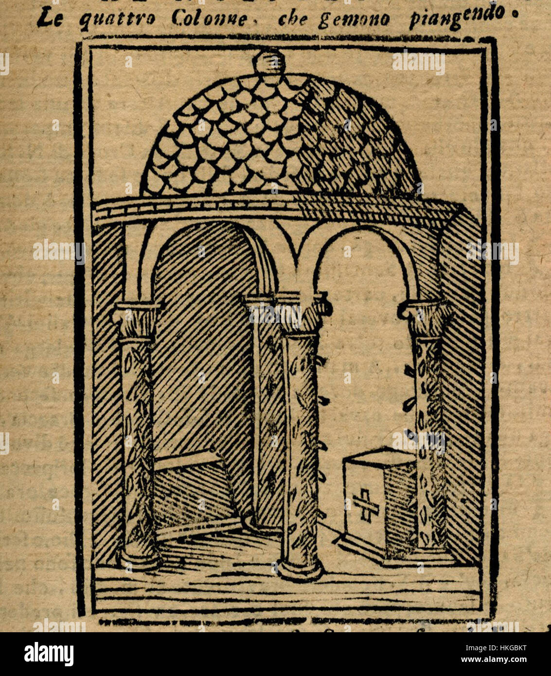 'Le quattro Colonne, che gemono piangendo' (The Four Columns that Cry ...