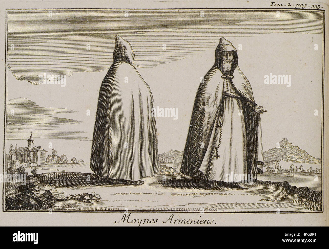 This 1717 painting by Joseph Pitton de Tournefort features Armenians in ...