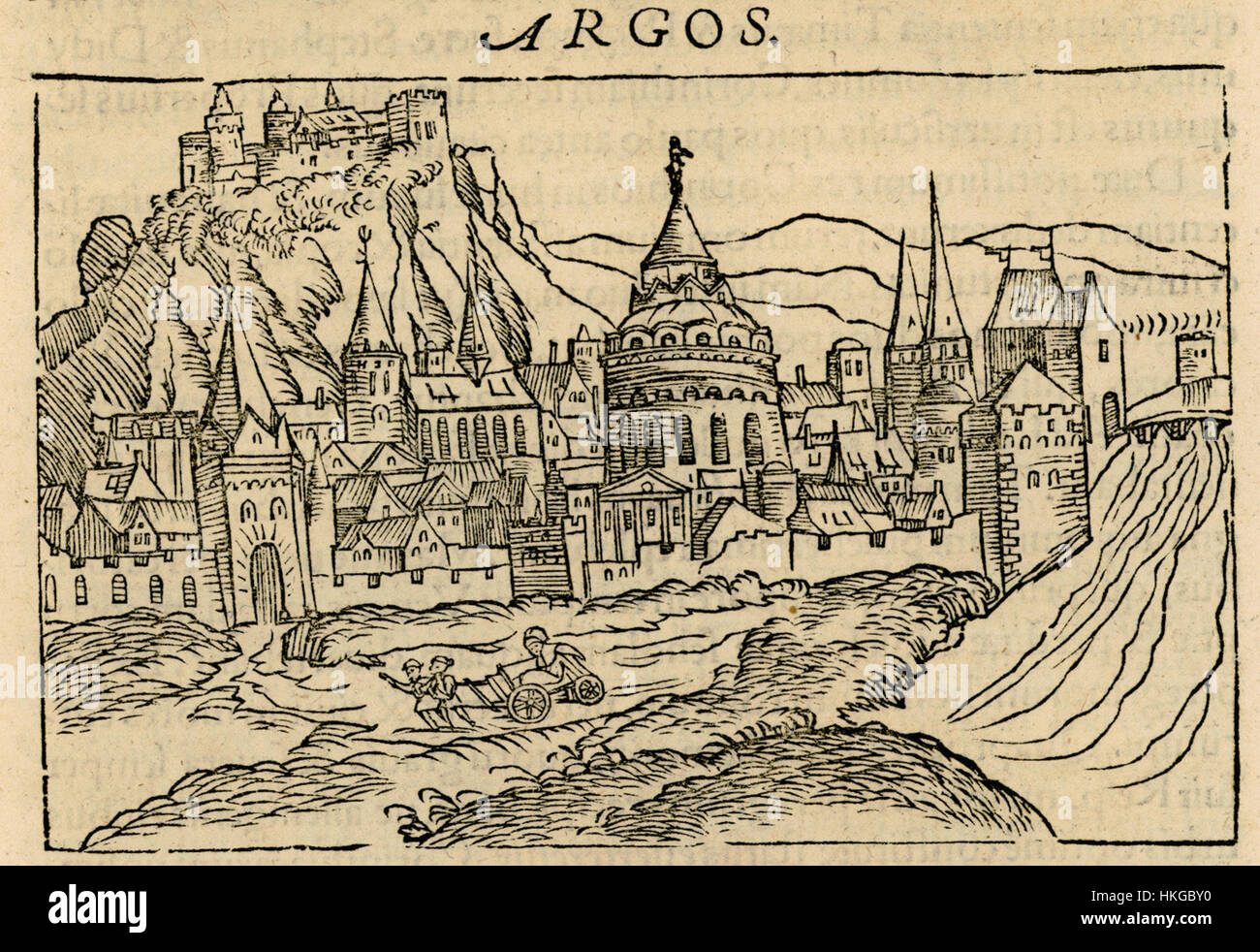 This painting by Argos Gerbelius Nicolas from 1545 depicts a scene in ...