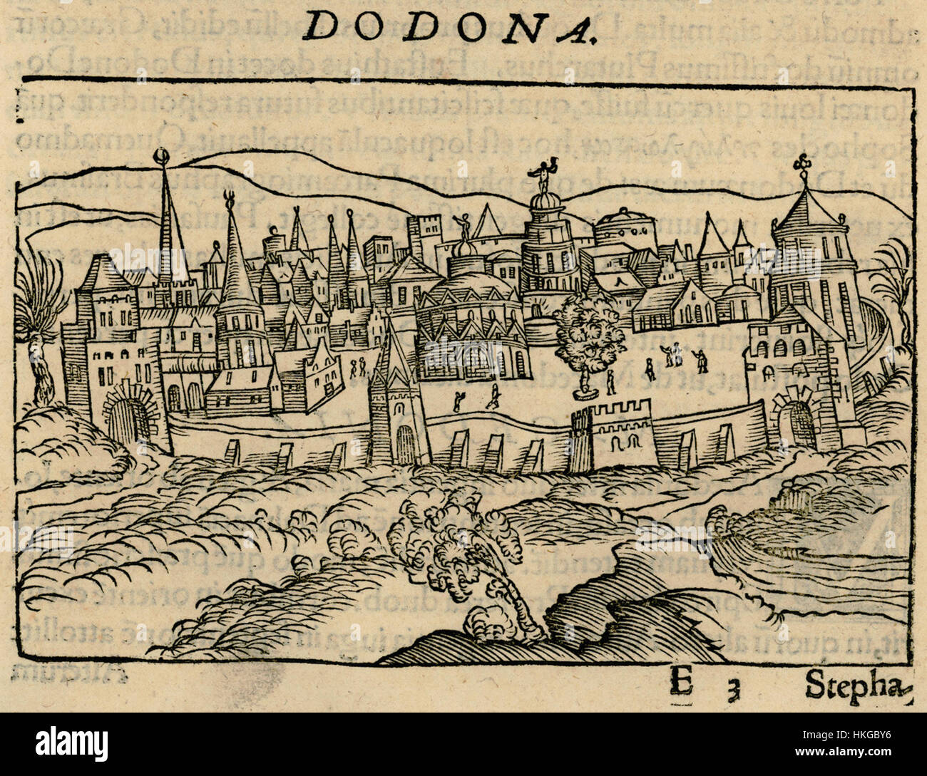 This artwork by Nicolas Gerbelius from 1545 depicts the ancient Greek ...