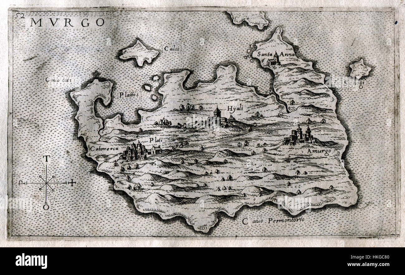 An artwork by Murgo Rosaccio Giuseppe from 1598, showcasing a detailed ...