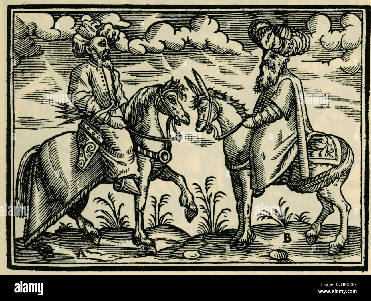 A Ein reisiger Spahi B Ein Doctor der Rechter Schweigger Salomon 1608 ...