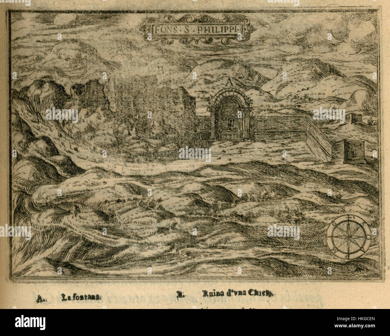 'Fons S Philippi Zuallart Jean 1587' is a historical painting from the ...