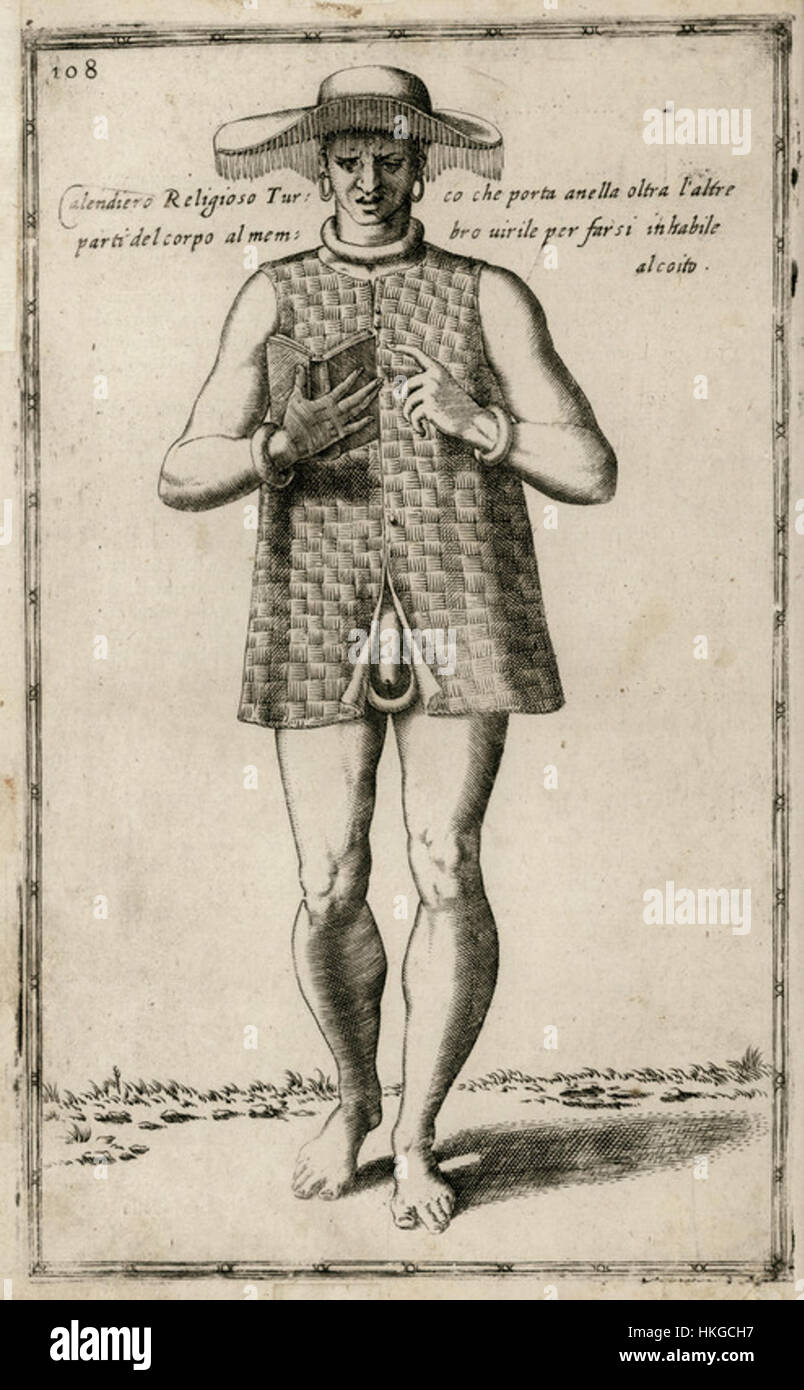 This image is from a 1580 Turkish religious calendar, illustrating a ...