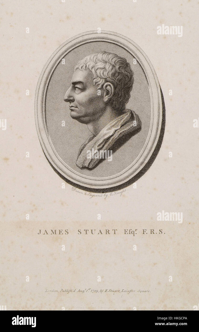 The painting 'James Stuart esq FRS' by Stuart James and Revett Nicholas ...