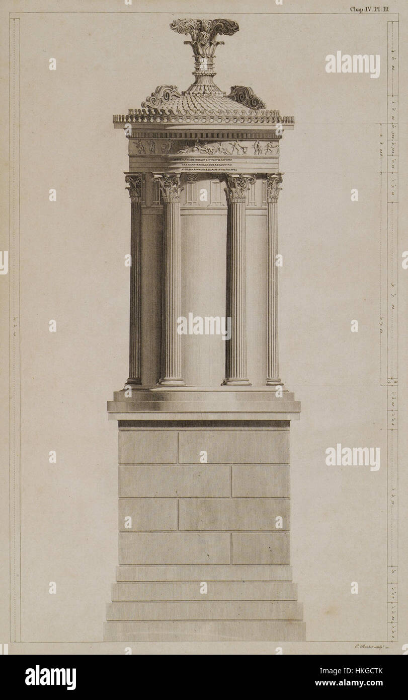 The elevation of this building Stuart James & Revett Nicholas 1762 ...