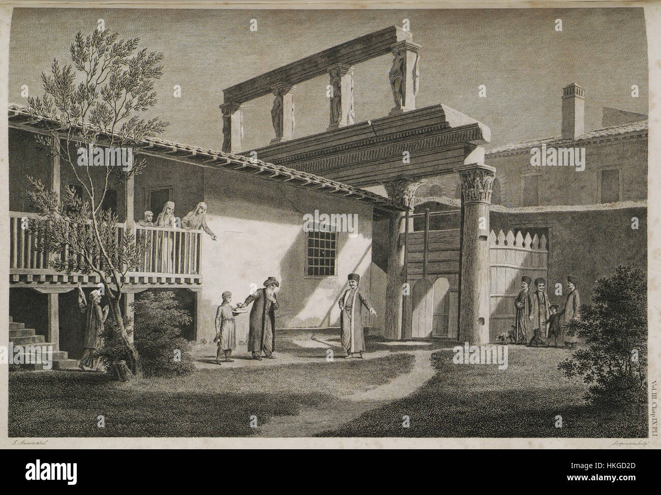This painting by Stuart James & Revett Nicholas, created in 1794 ...