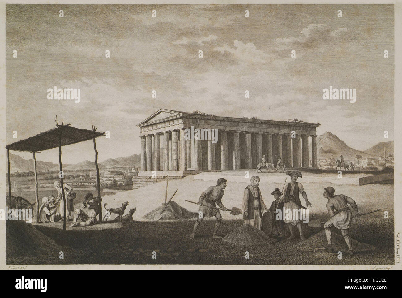 This 1794 engraving by Stuart James and Revett Nicholas provides a ...