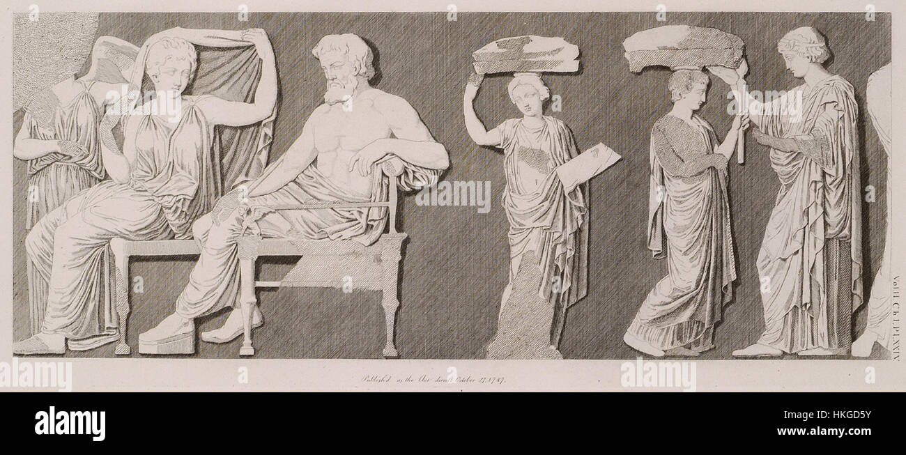 An illustration from the work of Stuart James and Nicholas Revett ...