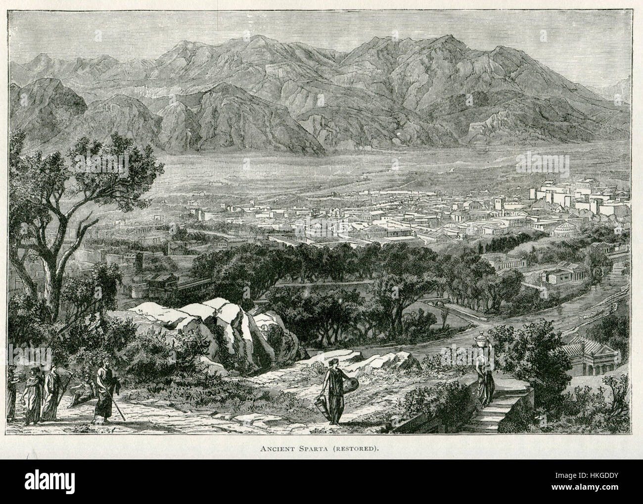 Ancient sparta painting hi-res stock photography and images - Alamy