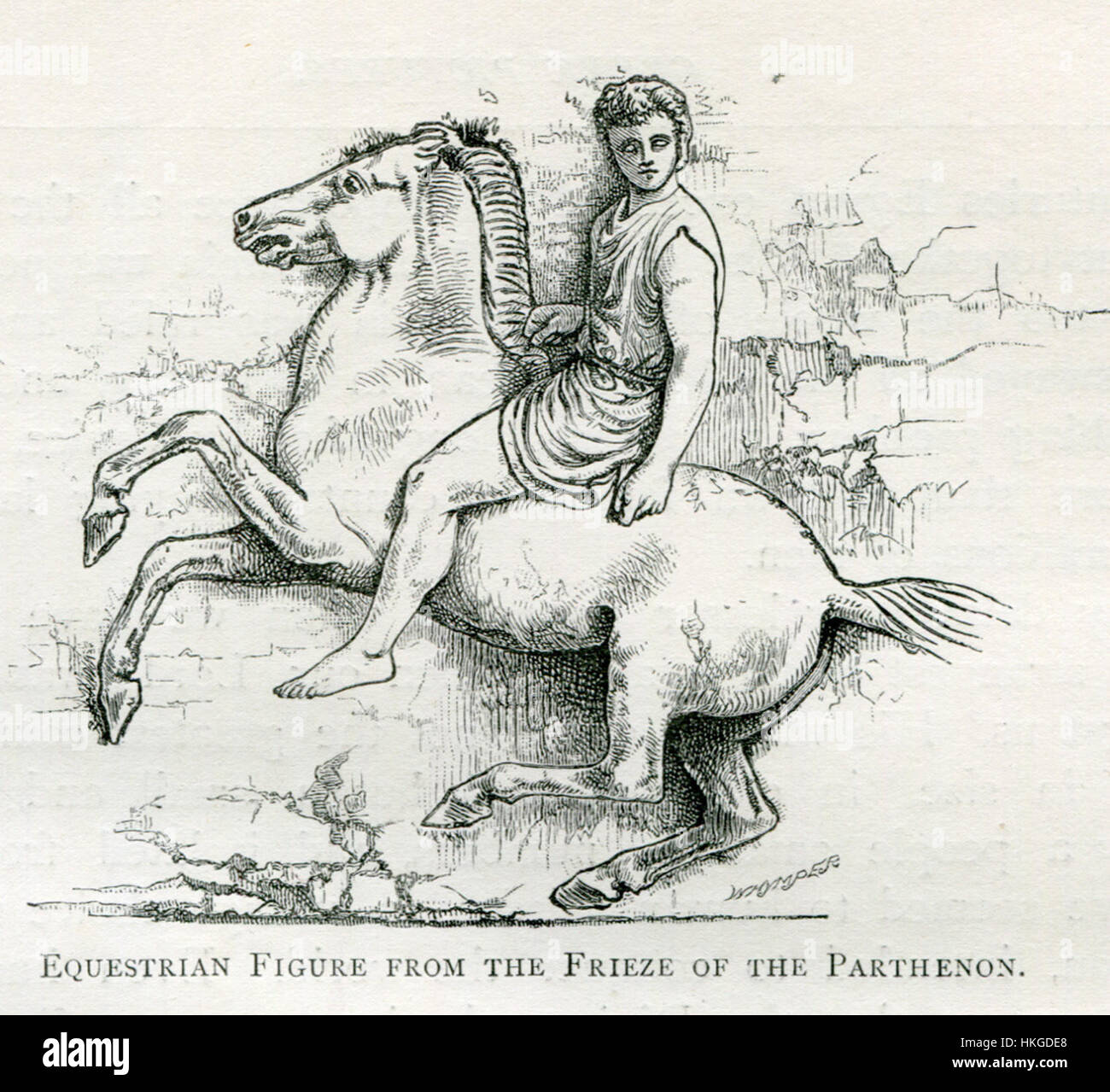 Parthenon Frieze Painting High Resolution Stock Photography and Images ...