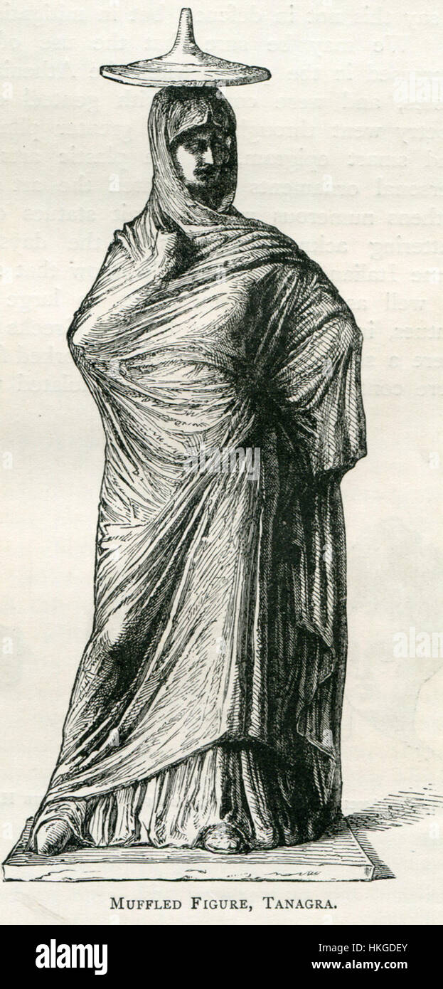 John Pentland Mahaffy's 'Muffled Figure' from 1890 presents a scene of ...