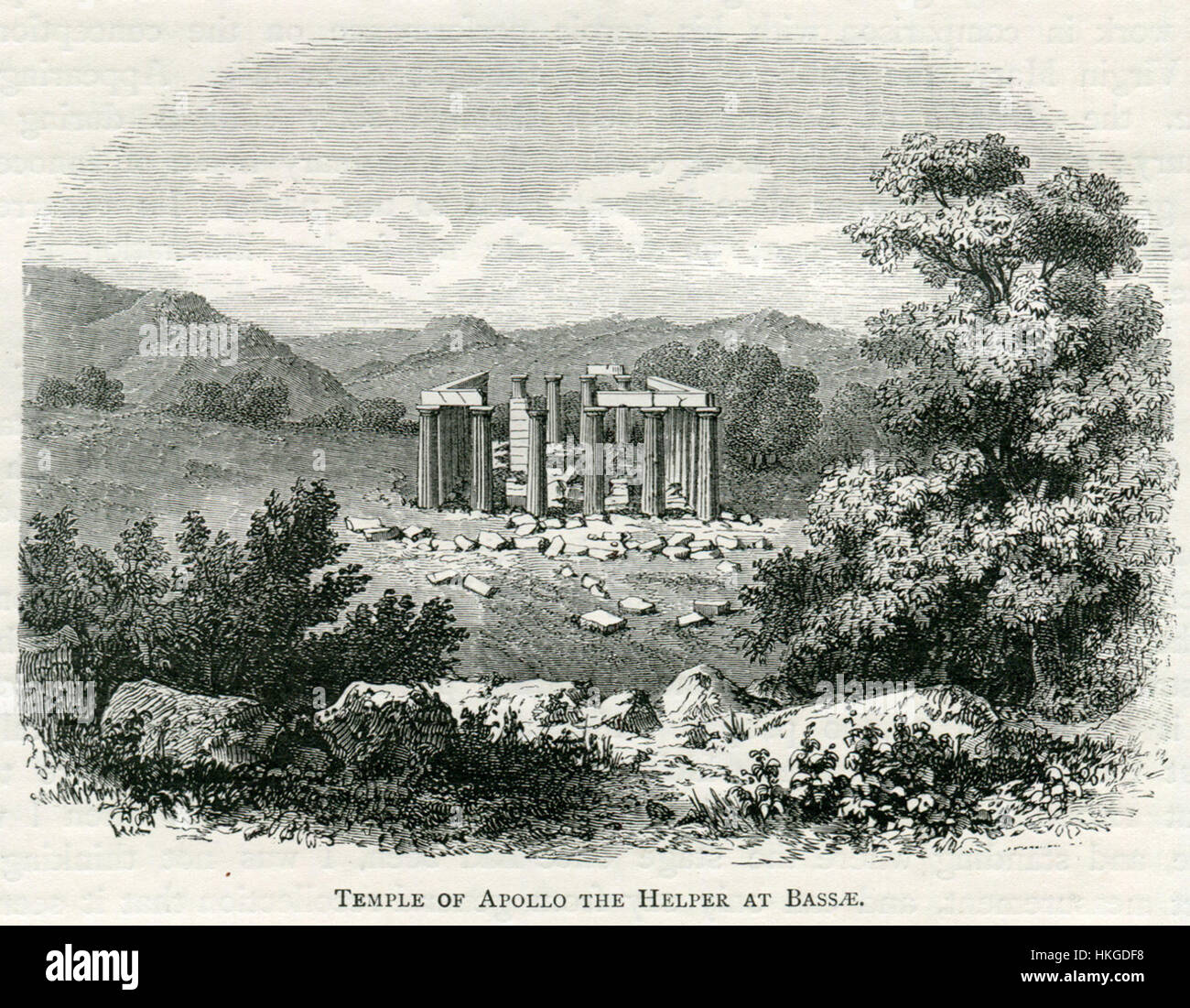 Apollo temple drawing hi-res stock photography and images - Alamy