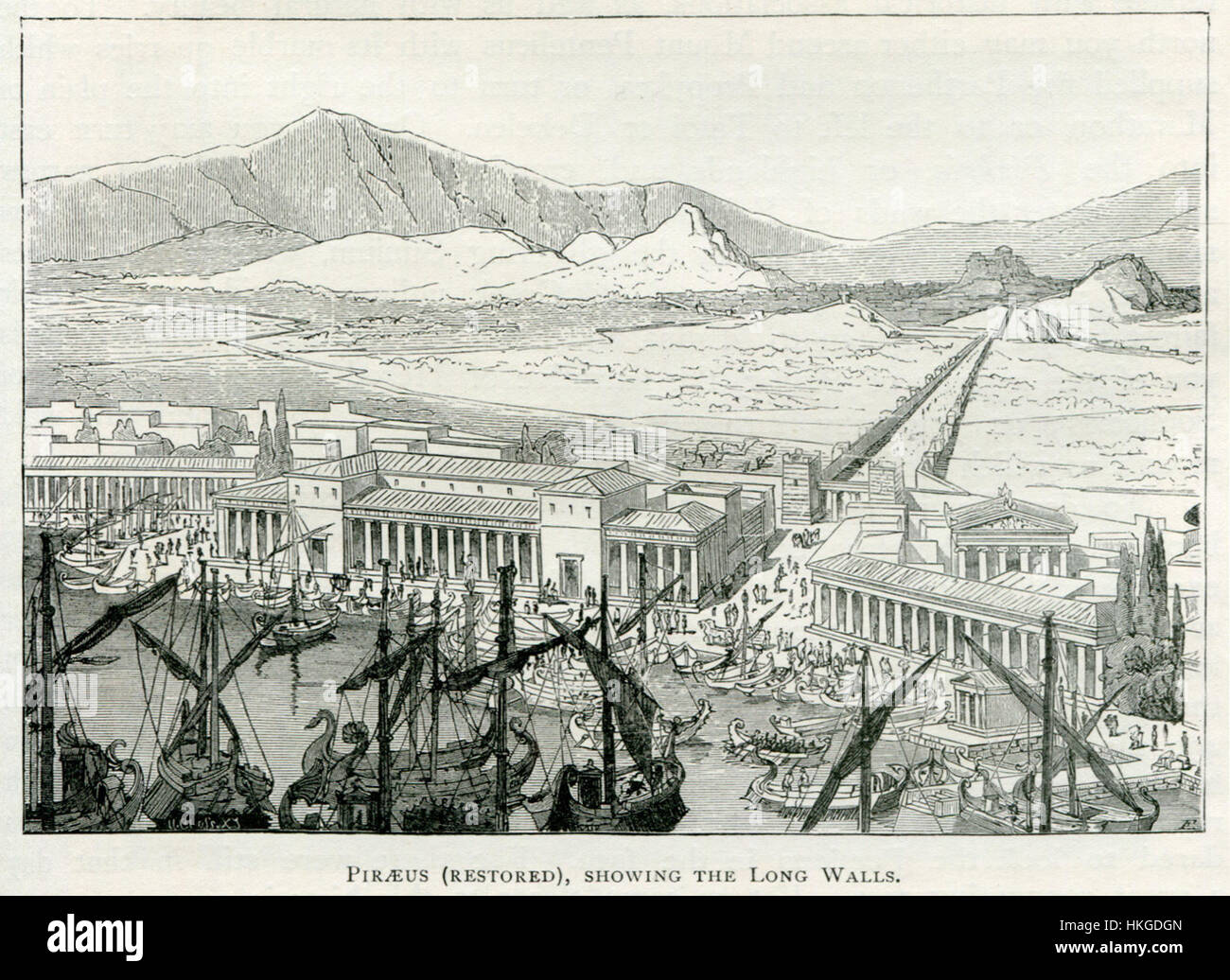 John Pentland Mahaffy’s 1890 painting, ‘Piraeus (Restored)’, showcases ...