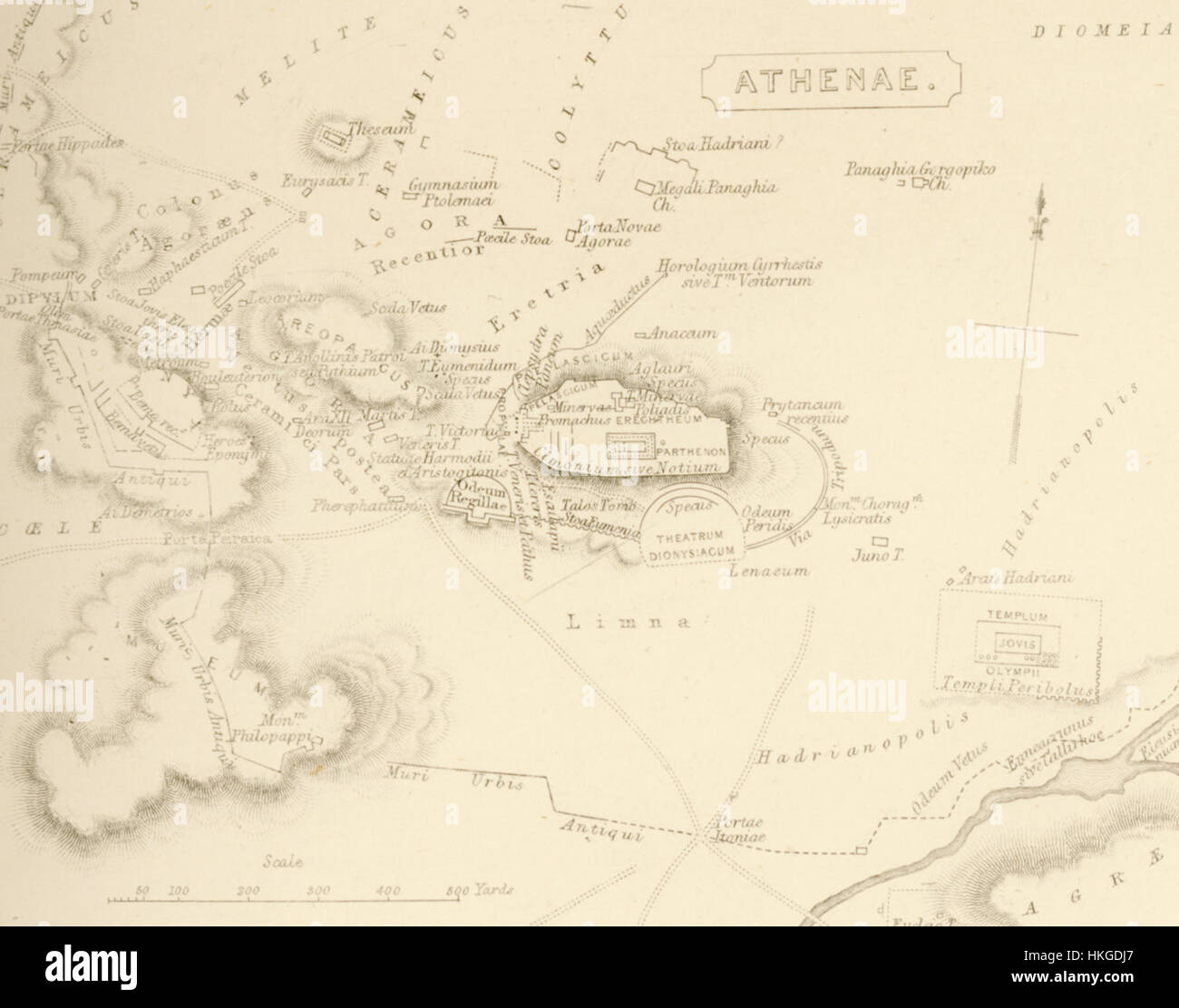 'Plain of Athens' by Christopher Wordsworth depicts the ancient ...