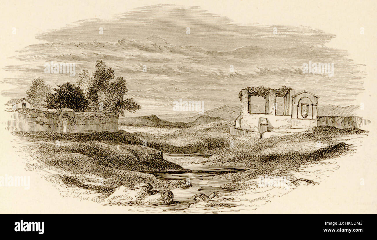 The 'Reservoir of the Ilissus' by C.R. Cockerell is an 1882 sketch ...