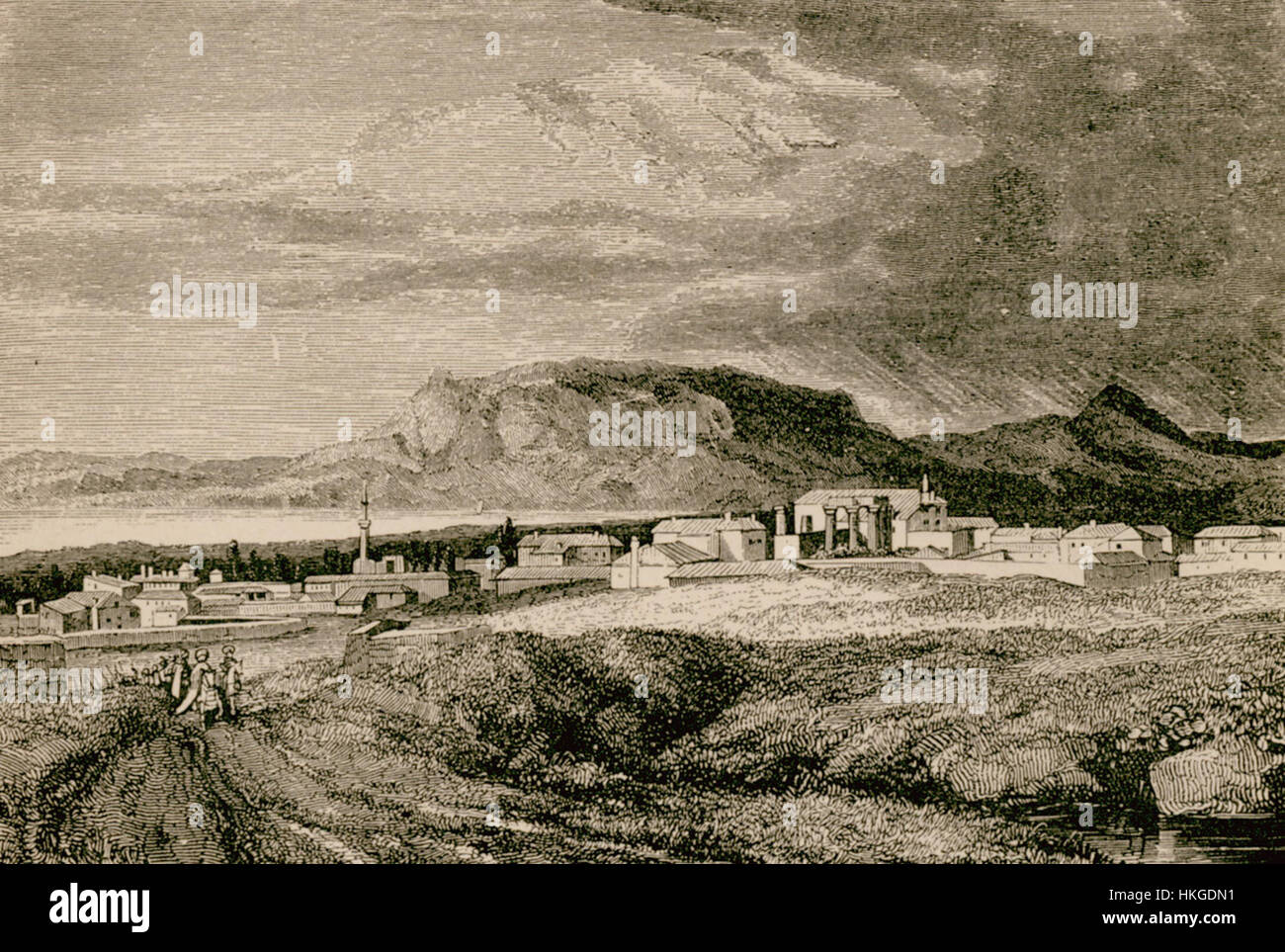 Christopher Wordsworth’s 1882 painting 'Corinth and the Acrocorinth ...