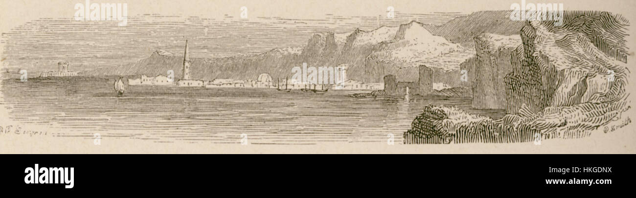 This 1882 painting by Christopher Wordsworth captures the village of ...