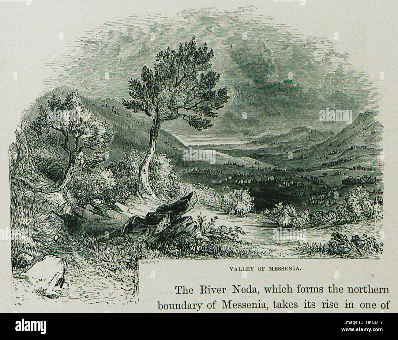 Christopher Wordsworth's 1882 painting 'Valley of Messenia' depicts a ...