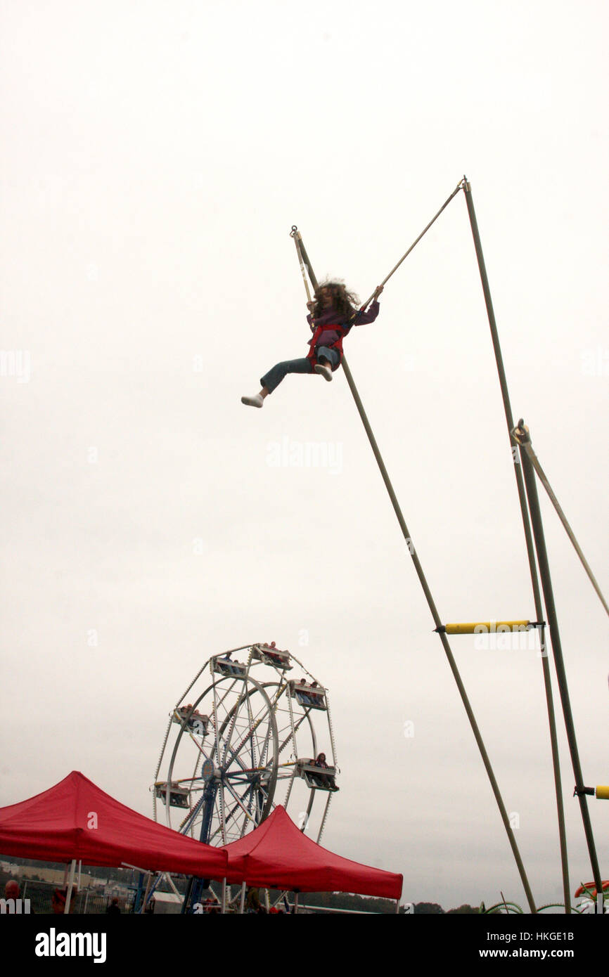 Children Bungee Trampoline High Resolution Stock Photography and Images ...